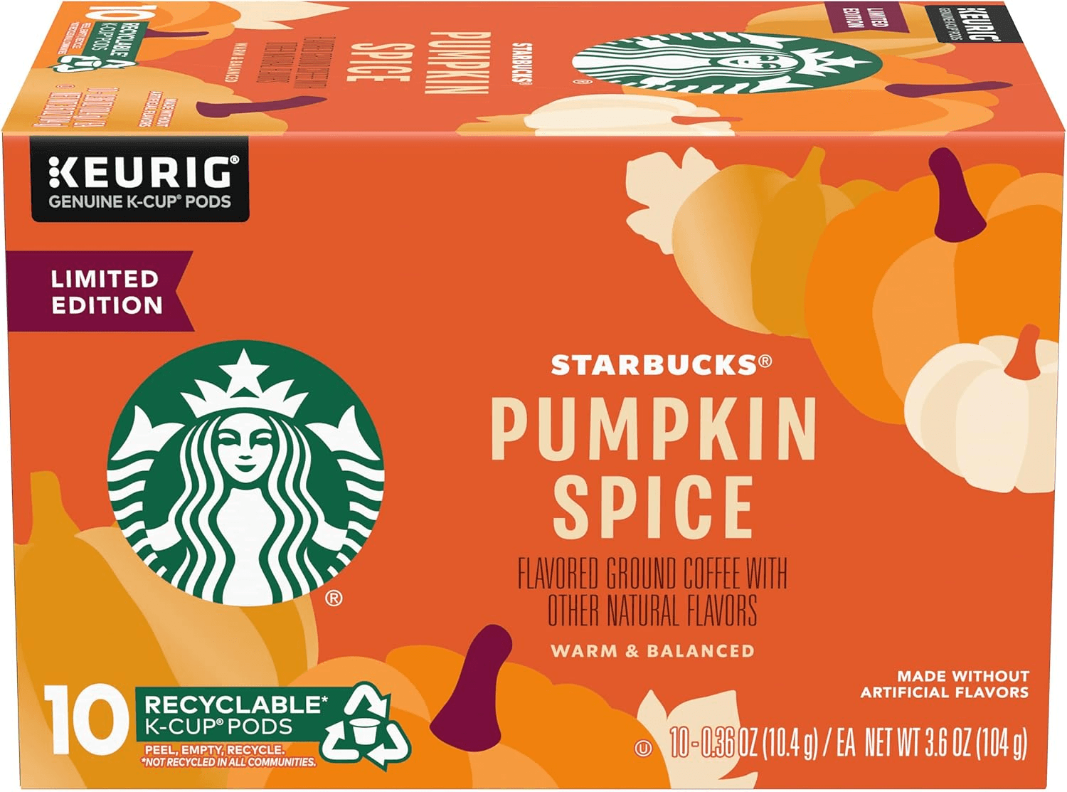 Starbucks Pumpkin Spice K-Cups - Taste Test & Review - Have Y'all Tried ...